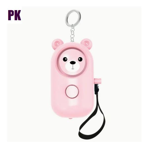 130デシベルの大音量防犯ブザーチェーンを引っ張ると音が鳴ります戻すと音がやみます(電池付属)