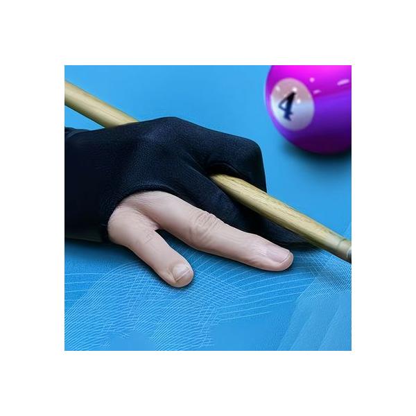 ビリヤードグローブはスパンデックス素材を使用しており、手に快適な代替品と柔軟性を提供します。長い寿命を持ちます。プロフェッショナルプールグローブを使用することで、キューをしっかりと保持し、トレーニングや競技がスムーズに行えます。滑り止め効果...