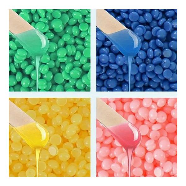 脱毛に最適のつぶ状ハードワックスですGOSSOなどの鼻毛ワックスの補充にサロン用ハードワックスの補充に自宅用ハードワックスの補充に一粒の大きさ 直径 約7ミリ使用方法:耐熱容器または紙カップに5g程度入れて電子レンジで加熱して使用ください（...