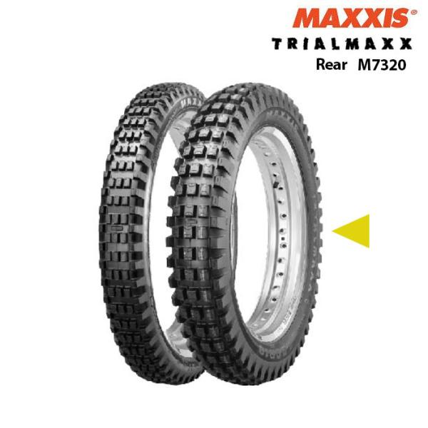 【代引不可】 マキシスバイク用タイヤ M7320 Trialmaxx 18インチ 4.00R18 64M TL リア オフロード トライアル ...