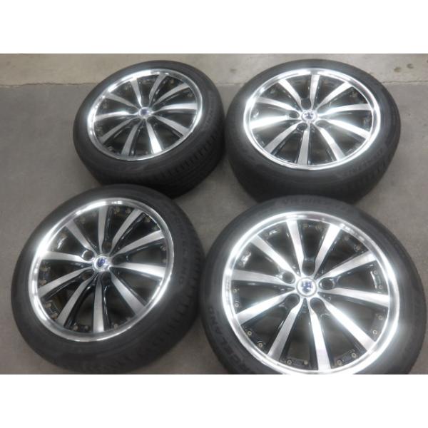 STEINER KYOHO 黒ブラック？/ポリッシュ？ 17インチ 17X7J +48 5H PCD114.3・2024年製 215/45ZR17 FORCELAND Vitality F22 タイヤ付 4本***入札・ご購入前に商品説明を...