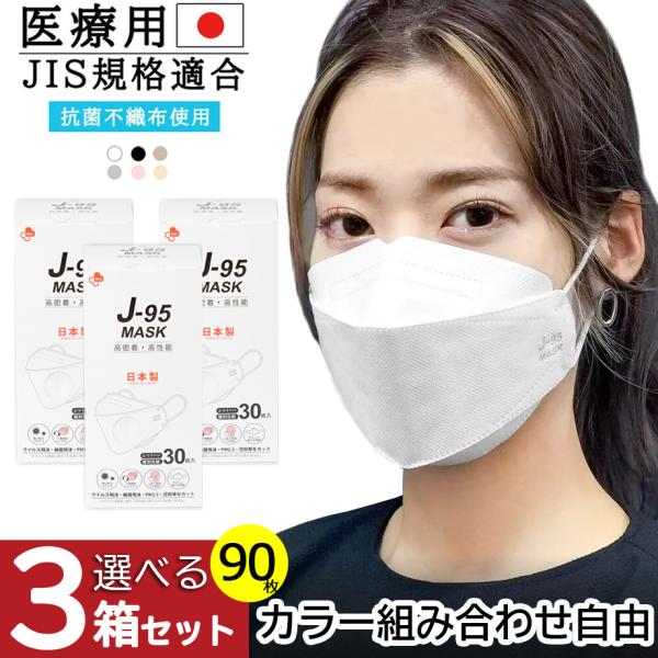 《カラバリ6色×選べる3箱セット》30枚×3箱（計90枚）のセットです。1箱ずつお好みのカラーをお選びください〜カラーバリエーション〜・ホワイト・ベージュ・ハニー・ライトピンク・ライトグレー・ブラック《特徴》製造から検品まですべて日本国内の...