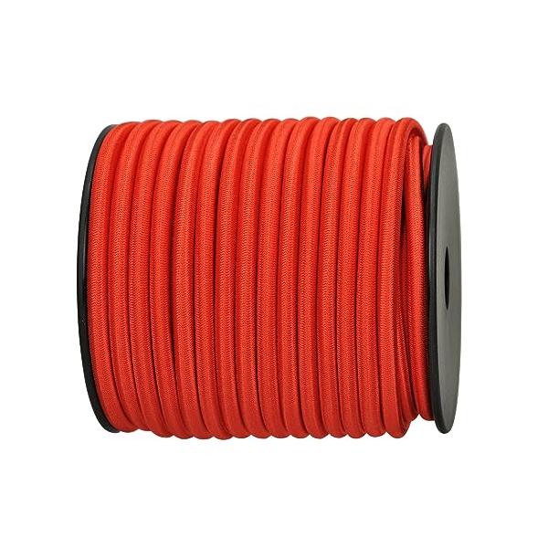 モダンレッド/8mm x 10M/-・Color:レッドSize:8mm x 10M・材質とサイズこのストレッチコードの内芯：天然ゴム 表地：高強度ポリエステルに作られ、摩耗しにくく、防カビ、UV耐性に優れています。軽量で、強力で、耐摩耗性...