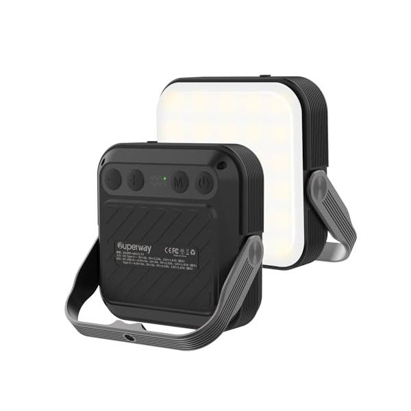 ブラック/Small/C35・20000mAh/3.7V QC3. 0/22.5WUSB充電式アウトドアledキャンピングライト。QC3.0スマートチップを搭載し、最大出力22.5Wで、アウトドアや緊急時にスマートフォンの充電を迅速に行える...