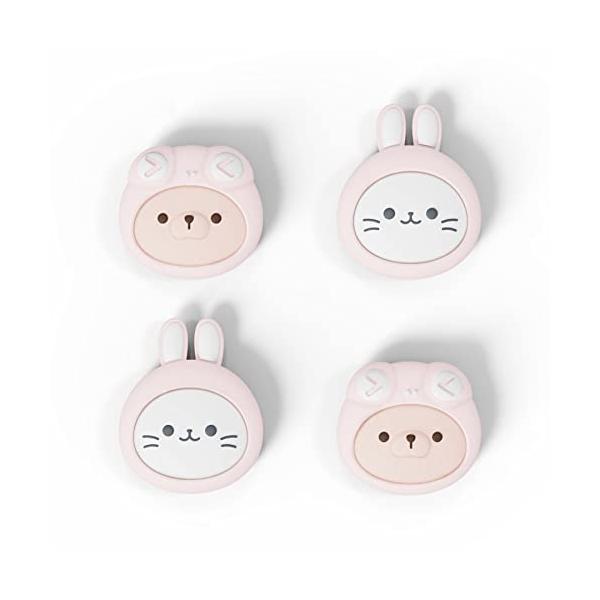 ピンク/-/-・特別にSwitchジョイスティック に対応&amp; Switch Liteに対応用＆Switch OLEDジョイコンに対応用親スティックキャップをデザインされて、アナログスティックをよく守れます。・可愛い動物のテーマデザイ...