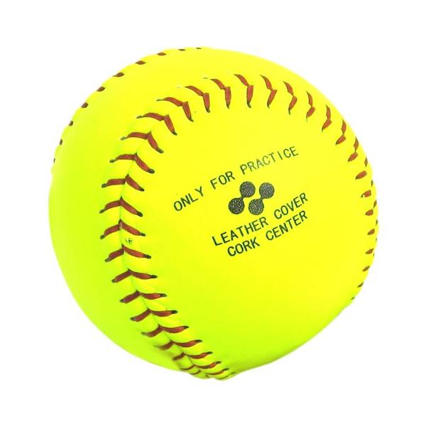 イエロー/3号/-・パッケージ個数:1・材質: コルク芯 表皮: 牛革 縫糸: コットン