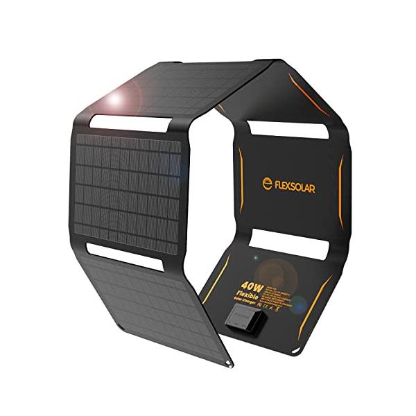40w/-/41・Color:40w・パッケージ個数:1・ソーラーパネル充電器1*QC3.0 USB-A（最大18W）/1*PD2.0 USB-C（最大18w）(5v-3A/9V-2A/12V-1.5A)/19V DC(5.5*2.1mm)...