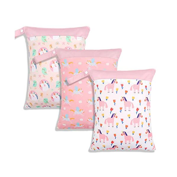 Modern4-ピンク2/大 (30×40cm)/0630-GF015Puni3・Color:4-ピンク2・ママの理想のおむつポーチ外出先で便利なアイテムおむつポーチ。収納力たっぷりの大きめサイズで保育園・幼稚園でも必要なお着替えも収納。水...