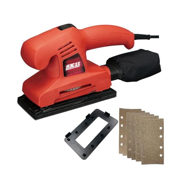 本体レッド/90 x 185 mm/SWS-200AC・Style:本体・パッケージ個数:1・電源:単相交流100V(50/60Hz共用)、消費電力:200W・回転数:12000回転/分、振動数:20000回/分・パッド寸法:約92×185...