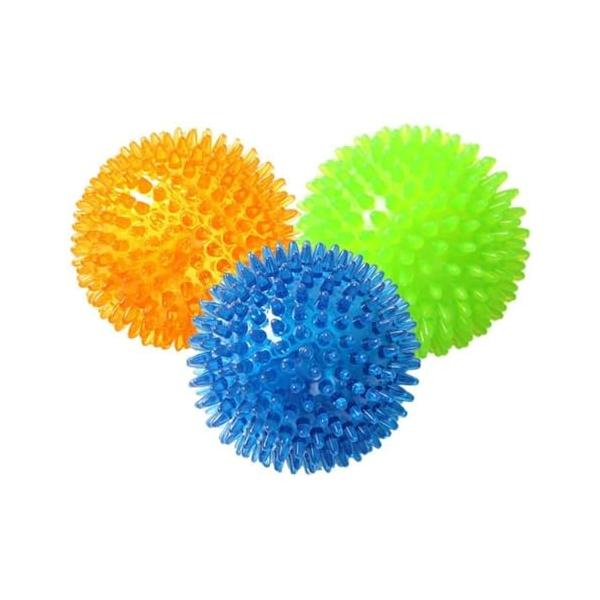 噛むおもちゃブルー/S(6.5cm)/ABPET_BALL・Size:S(6.5cm)・パッケージ個数:1・噛むと音が出る：内部にスクイーカー（笛）を内蔵しており、弾力性のあるボールを噛むたびに「ピュッ」と音が鳴ります。音が刺激となり、犬の...