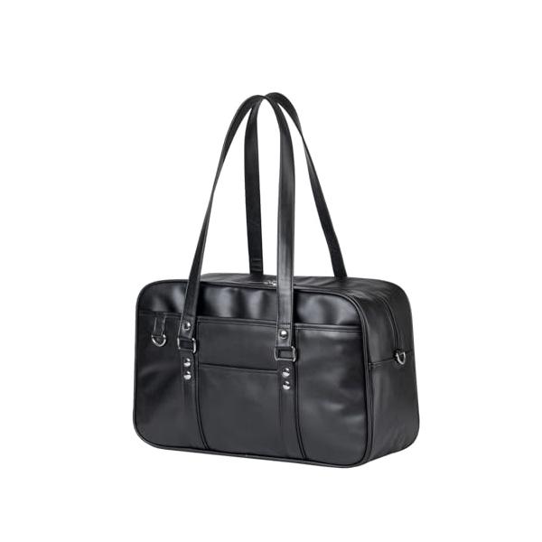 コンテンポラリーブラック/W40×H26×D12/-・Color:ブラック・メイン素材: 合皮；サイズ：W42×H26×D14  重量:約0.65kg・製品改良: (1)イヤホン穴なし (2)持ち手改良，ショルダーストラップが長くなり、より...