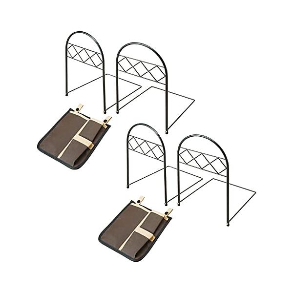 通常タイプ(2個入り×2)ブラック/その他/390471・Style:通常タイプ(2個入り×2)・パッケージ個数:1・マットレスの下に差し込むだけ。布団のずり落ちを防止するベッドガード・使いやすい2個組。スリムでコンパクト。簡単に組み立てて...