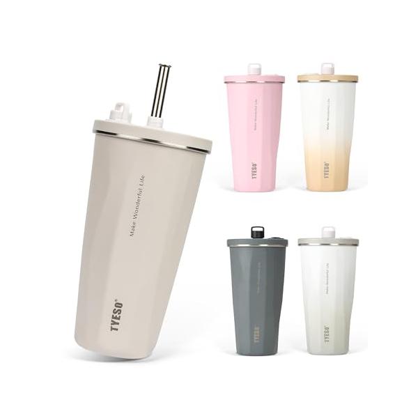 モカベージュ/470ml/KT01-047・Color:モカベージュSize:470ml・優れた保温・保冷機能：2025年の新しいアップグレード版タンブラーでは、真空二重断熱技術を採用しており、飲み物を長時間最適な温度で保ちます。夏は冷たい...