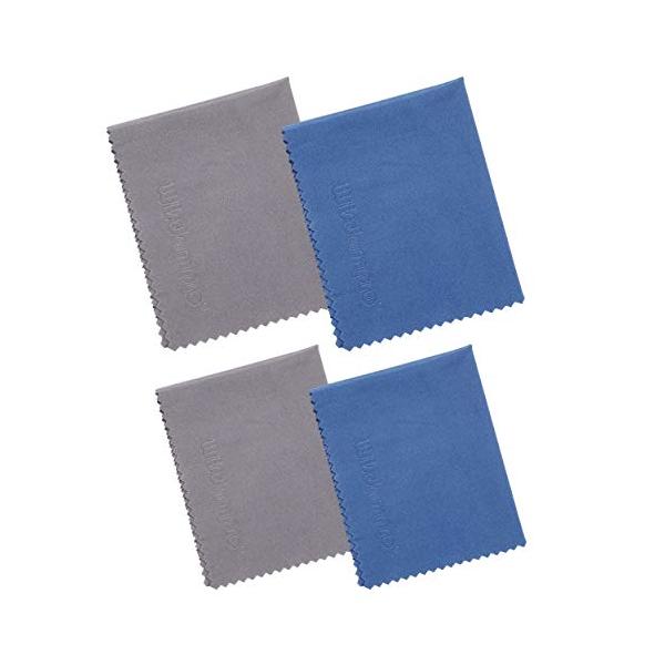 ブルー2枚+グレー2枚　大きい/-/W-2x13.5x9inch+2x12x8inch-BlueGrey-AUS・Color:ブルー2枚+グレー2枚　大きい・パッケージ個数:1・材質超極細繊維・マイクロファイバー・商品内容・仕様サイズ：30...
