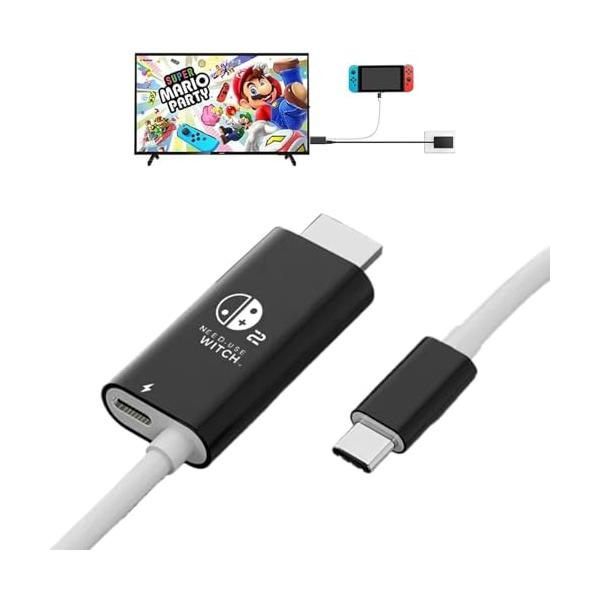 黒白/-/-・Color:黒白・パッケージ個数:1・?? 2026新登場: switch2 22.0.0バージョンにも対応 多機種対応 &amp; 簡単設定 スイッチ2 HDMI は新開発の高性能チップを搭載し、Nintendo Switc...