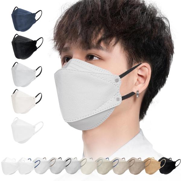 ・グレー×紐ブラック(やや大きめ) やや大きめサイズ 3-BR-KF94-YZ-BIG-H30-01-2-G・・Color:グレー×紐ブラック(やや大きめ)Size:やや大きめサイズ・立体構造・超快適防護3D立体構造設計で、口元とマスクの間...