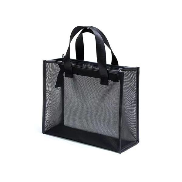 大容量設計ブラック/約25cmx22cmx10cm/cls-0211・サイズ：約25cmx22cmx10cm；カラー：ブラック。・素材：メッシュ素材採用、水はとても通りやすいです、通気性が良く、速乾性が強い、丈夫で耐久性があります。・十分な...