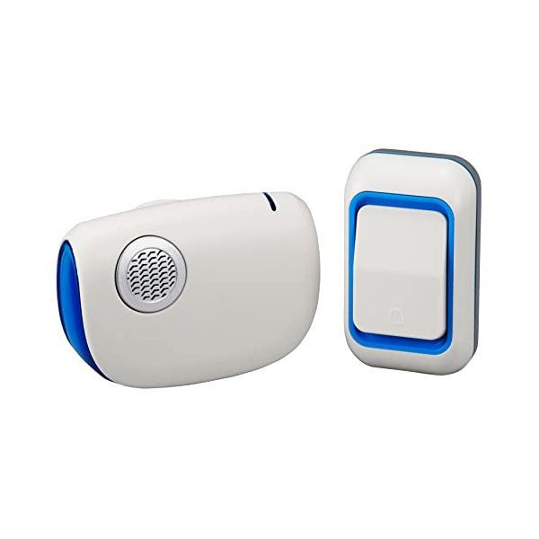 ホワイト/幅88×高さ62×奥行40mm/OCH-R40・パッケージ個数:1・● ワイヤレスだから面倒な配線が要らず、すぐに使えます。(br)・● 呼び出し音は32通り。お好きな音に設定できます。(br)・● 受信機の裏には、引掛けに便利な...