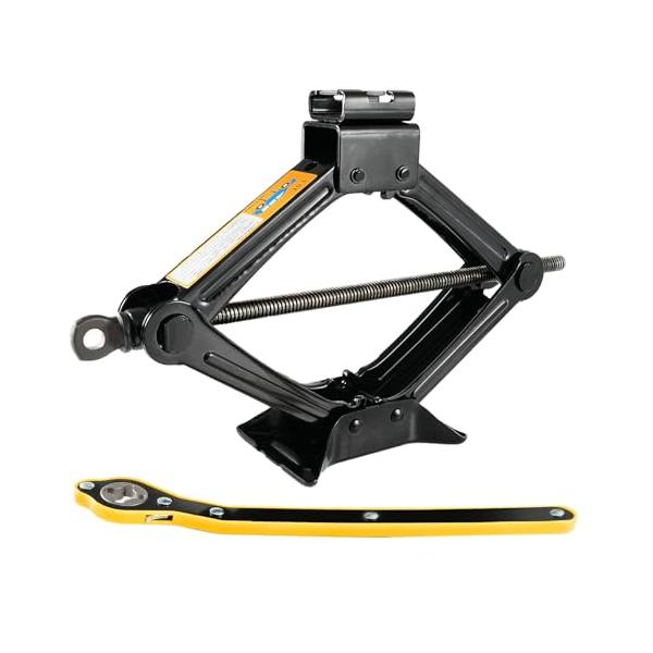 ブラック/2.0T/-・Size:2.0T・[荷重]車用リフト ジャッキの最大荷重は 2.0T 揚程95mm〜400mm。※ご使用前に潤滑油を塗布すると、よりスムーズに作動し、製品寿命も延びます。・[幅広い用途]2トンのシザージャッキは、ワ...