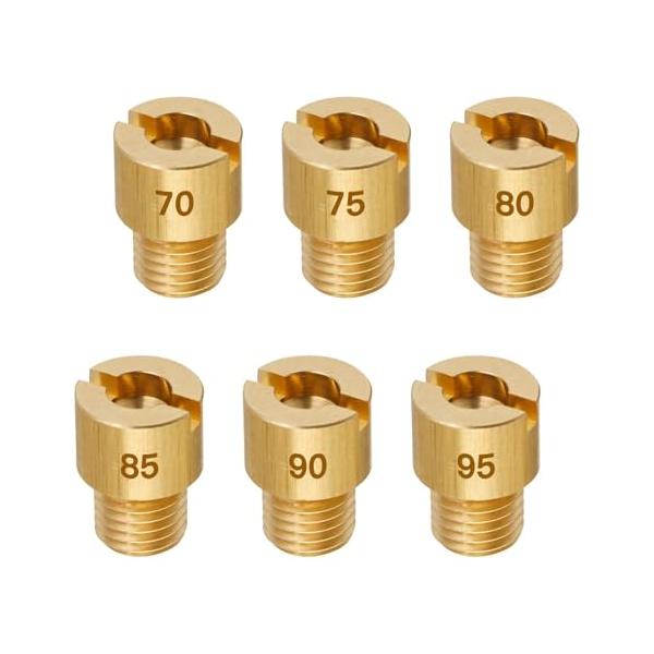-/#70-#95-6pcs/-・Size:#70-#95-6pcs・パッケージ個数:1・メインジェットセット詳細メインジェットM/J丸型特大タイプ 番手#70#75#80#85#90#95。合計6個セットです。ご購入頂く前に、ご自分のキャ...