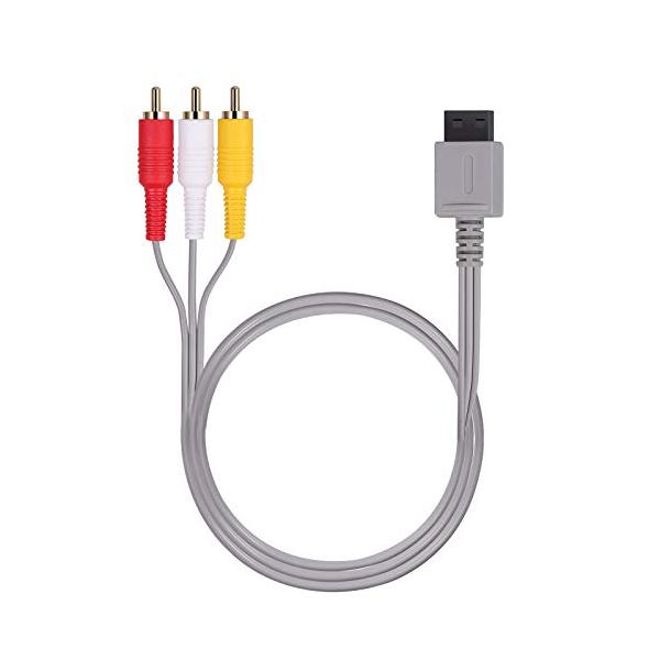 -/1.8m/EFUVC301E・パッケージ個数:1・Wii/Wii U用AVケーブルニンテンドーWii/Wii U用の高品質の複合用オーディオ/ビデオケーブル。・直接接続ドックコネクタはゲームコンソールに直接接続します。・システムに簡単接...