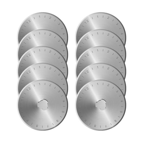 28ｍｍ　10枚入/28mm 10枚/-・パッケージ個数:10・円形替え刃はすべてのロータリーカッターに適合するように設計されています・高品質の日本製スチール（SKS-7）を長持ちさせることで、 一度に6枚のファブリックをきれいにカットしま...