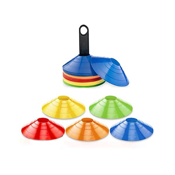 25枚/-/-・Color:25枚・?やわらか素材なので割れにくい:軽量・高耐久性、柔らかい素材のため踏んでも簡単に割れたりせず安全です。・?幅広く使用:野球、陸上競技、インラインスケート、サッカー、フットサルなどの練習に使えるマーカーコー...