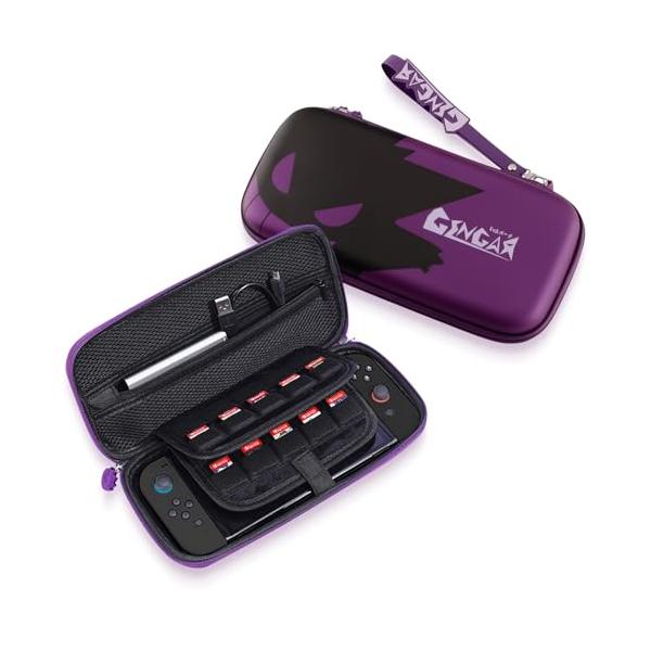 ハードケース2.パープル/-/nim-26・Color:2.パープル・Switch2に専用ケース最新Switch 2に対応したハードケースです。完璧にぴったり合って、持ち運び時の揺れや衝撃から守ります。旅行時や出張時、普段使いでの使用に便利...