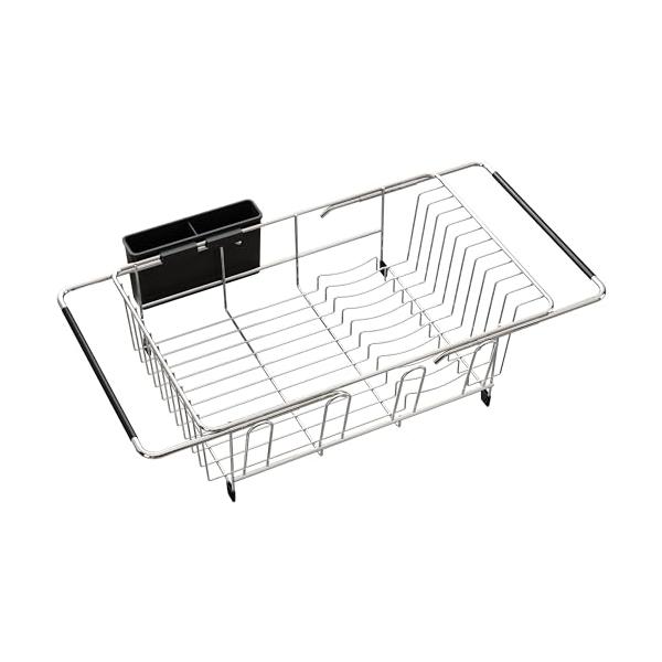 シルバー/40*26*15cm/JP-701B・Color:シルバー・商品仕様食器水切り / 材質:ステンレス鋼 / 本体サイズサイズ：長さ39*幅26*高さ12CM 重さ：1.07kg。多用途＆省スペース水切りラック：この水切りかごは食器...