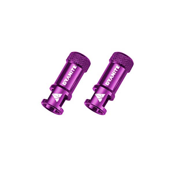 パープル/-/GVC18-17・Color:パープル・パッケージ個数:1・いつでも準備OKプレスタバルブ対応のバルブコアリムーバーで、簡単に取り外せると同時にダストキャップとしても使用できます。・ストレスフリーのチューブレスもうタイヤを膨ら...