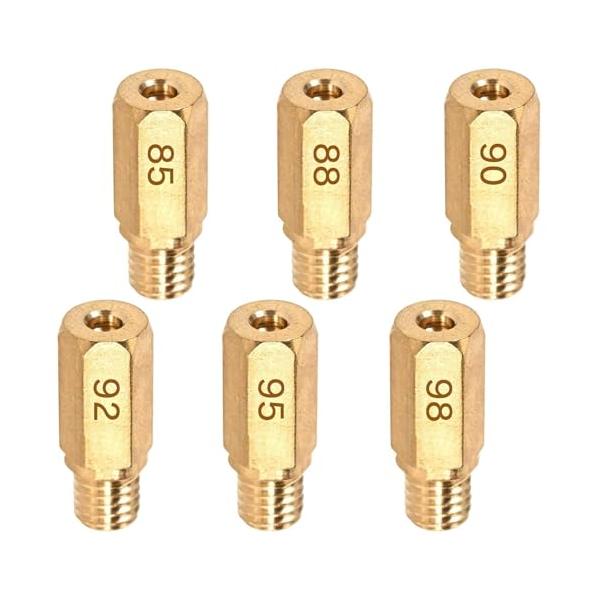 -/#85-#98-6PCS/-・Size:#85-#98-6PCS・パッケージ個数:1・メインジェット番号詳細メインジェット 六角大 #85#88#90#92#95#98。合計6個セットです。ご購入頂く前に、ご自分のキャブレターの適合サイ...
