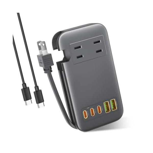 メタリック塗装 濃灰/３つUSB-C＋２つUSB-A/ZZ-PS-0002-AB・Color:メタリック塗装 濃灰Size:３つUSB-C＋２つUSB-A・充電効率革新！単一USB-Cポートで最大PD65W、合計103W出力を実現当社のUS...