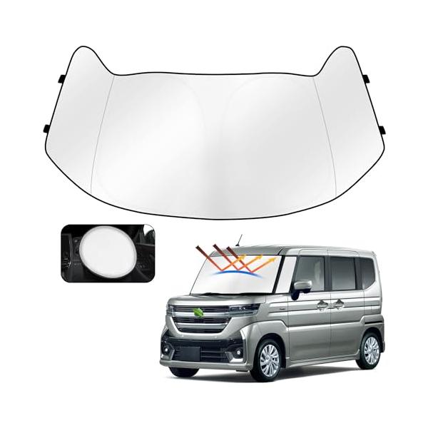 シルバー/スズキ スペーシア MK系/-・Size:スズキ スペーシア MK系Color:シルバー・適用車種：(1)スズキ スペーシア MK53S MK54S MK94S 2023年11月〜現行；(2)スペーシア/スペーシアカスタム 2代目...