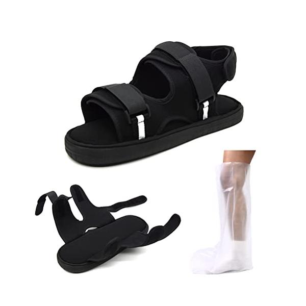 サンダルギプス サンダル/25.0 cm/012・Size:25.0 cmColor:ギプス サンダル・パッケージ個数:1・セット内容ギプスシューズ 1枚＆繰り返し使える ギプスカバー 防水シャワーカバー 大人の足用 1枚「贈品」。新型デザ...