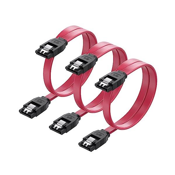 ストレート型レッド/45cm/104007-18x3・Size:45cmStyle:ストレート型Color:レッド・パッケージ個数:1・人間工学のデザインSATAケーブルはマザーボード、ホストコントローラーとSATA対応ハードディスクドライ...