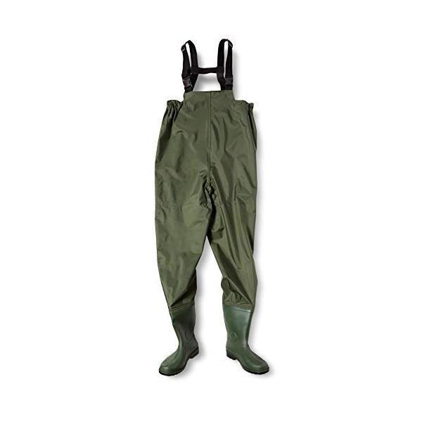 ウェーダー 胴付水中長靴 ナイロン ラジアルソールMoss green/25.5~26.0 cm/2076・Size:25.5~26.0 cmColor:Moss green・パッケージ個数:1・撥水
