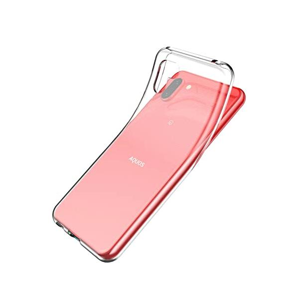 AQUOS R2 SH-03K/SHV42/AQUOS R2 SH-03K/SHV42/-・Size:AQUOS R2 SH-03K/SHV42・対応機種: FOR AQUOS R2 SH-03K/SHV42 用の透明保護 ソフト シリコン...