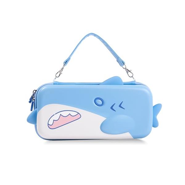 可愛いブルー/小型/NS2・令和7年2025年最新版?対応機種「全面保護」：Switch2用収納ケース。手触りサラサラで、色落ちにくく、Switch2本体を優しく守ります。・「大容量」：Switch2本体、Joy Con、HDMIケーブル、...