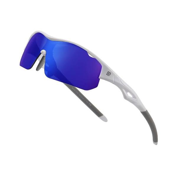 カジュアルホワイト-ブルー/M/-・Color:ホワイト-ブルー・子供用に特別に設計されたサイズとフィット感で、快適で確実な装着を提供します。子供の顔に合わせて調整なノーズパッドとテンプルが付いています。・高品質のTACレンズを採用しており...