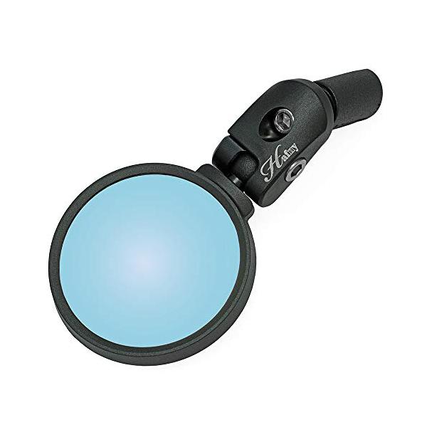 ブルーミラー/ミラー部円形約61mm、ハンドル部取り付け内径17〜23mm/-・Color:ブルーミラー・一流イタリア自転車メーカーにOEM供給されているモデルです。・たわみの少ないガラス製ブルーミラーを採用・ミラー部支持がピロボール式にな...