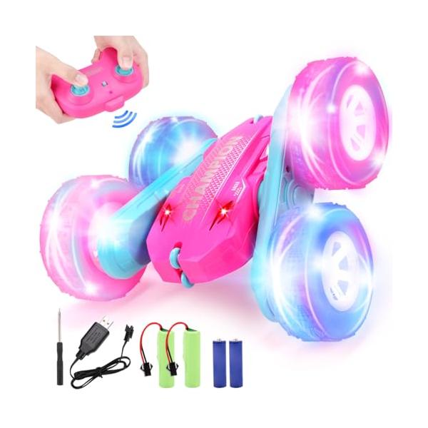 ピンク/-/-・Color:ピンク・子供向けRCカー シンプル操作で、初めてのラジコン遊びにも使いやすいRCカー。 子供でもすぐに操作を楽しめます。・両面走行＆回転スタント ひっくり返ってもそのまま走れる両面走行タイプ。 回転スタントで遊び...