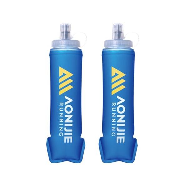 01広口# 500ml-2個/-/OS1518・Color:01広口# 500ml-2個・?安心の品質- 食品用グレードのTPU素材を採用し、BPA＆PVCフリーで、無臭無味です。このランニング ボトルは抗菌加工も施されており、長時間使用し...