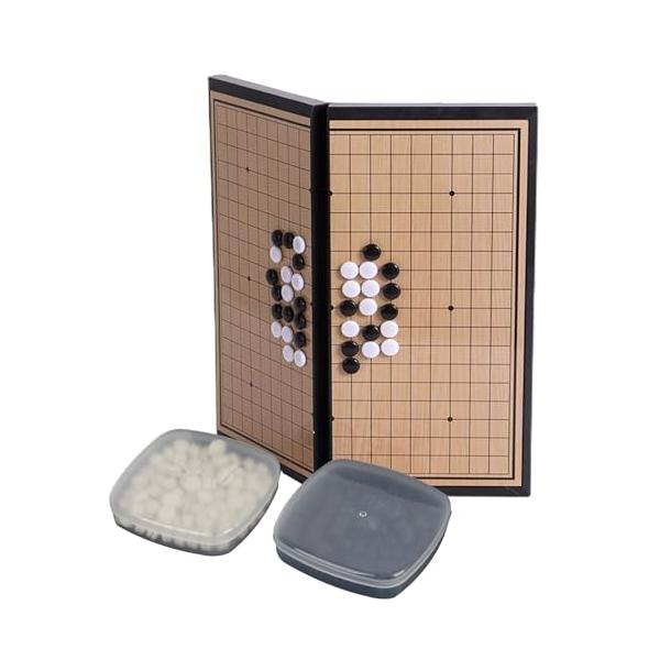 折りたためる: 折りたたみ 囲碁は、碁石をプラスチックケースに入っていて、折りたたんだ碁盤の中に収納できます。省スペースで収納場所に困りません、収納や持ち運びが便利のでリュックサックや手提げかばんなどに入れて練習や対局にも気軽に足を運べます...