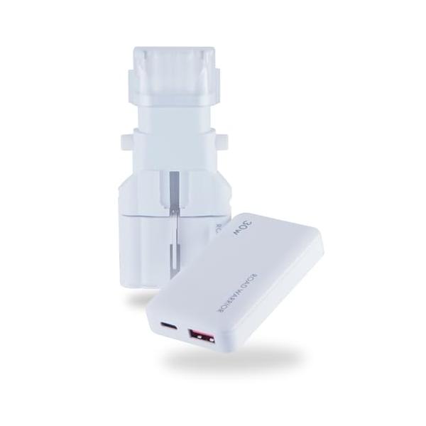 RWG134WH(ゴーコンα＋USB PD30W ホワイト)/-/-・Color:RWG134WH(ゴーコンα＋USB PD30W ホワイト)・発売から20年、累計販売台数500万個を超える信頼の商品「ゴーコンα」。ほぼ全世界で使えるマルチ...