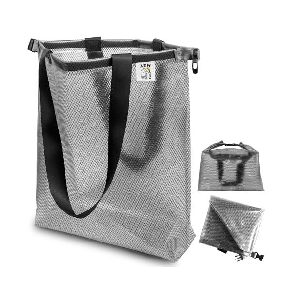 サウナバッグ単品クリア/中/zentosauna_sauna_bag・Style:サウナバッグ単品・2WAY仕様＆高撥水 EVA素材は防水、撥水に非常に優れているため濡れたタオルや衣類も気にせず入れられます。 さらに口を閉めて固定＆密閉でき...