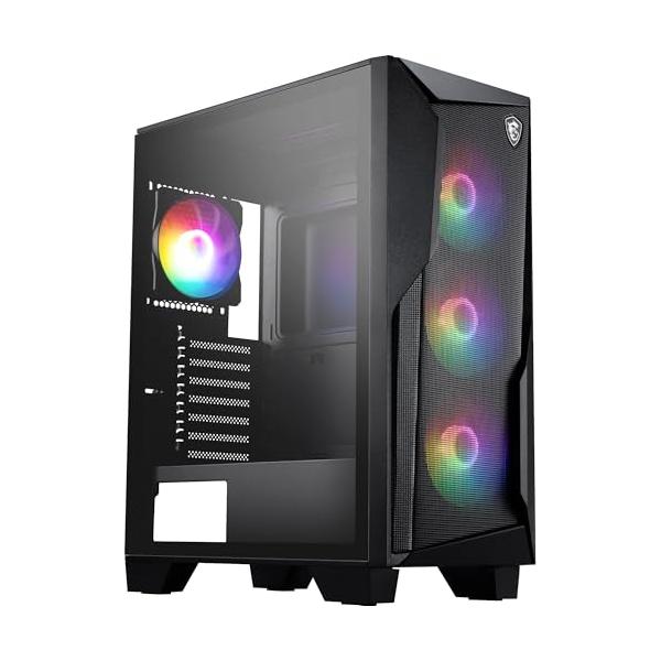 ブラックFORGE 130A RGB ファンブラック/-/MAG FORGE 130A AIRFLOW・Style:ブラックFORGE 130A RGB ファン・4つのプリインストール済みAUTO-ARGBファン - MAG FORGE 1...