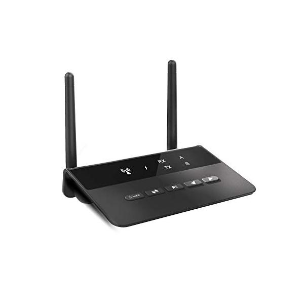 モダン-/11x7cm/-・一台二役本製品は、Bluetoothで高音質のワイヤレス環境をかんたんに実現できる、BluetoothオーディオトランスミッターとBluetoothオーディオレシーバーです。??送信機(TXモード)はBlueto...