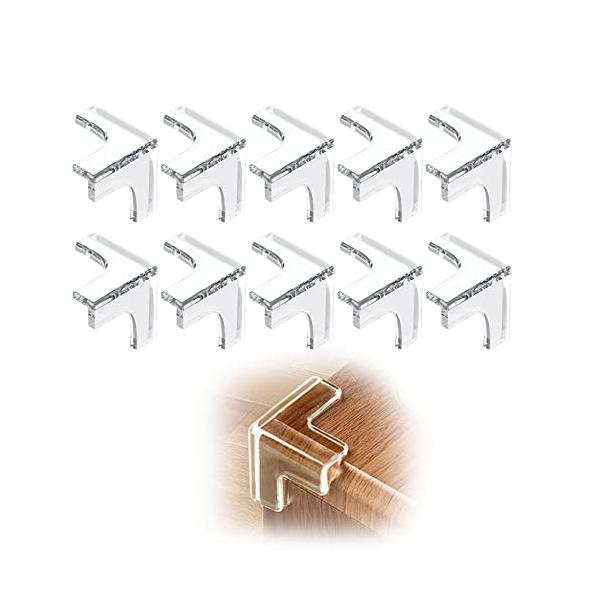 トランスペアレント/3.5*3.5*1.2cm/726189237548・商品説明形状：Tタイプ。 数量：10個。素材：透明で無毒なPVC材料で、柔らかく、実用的で、無臭である。・グリーン環境保護材料無毒安全エコ素材でクッション性がある柔ら...
