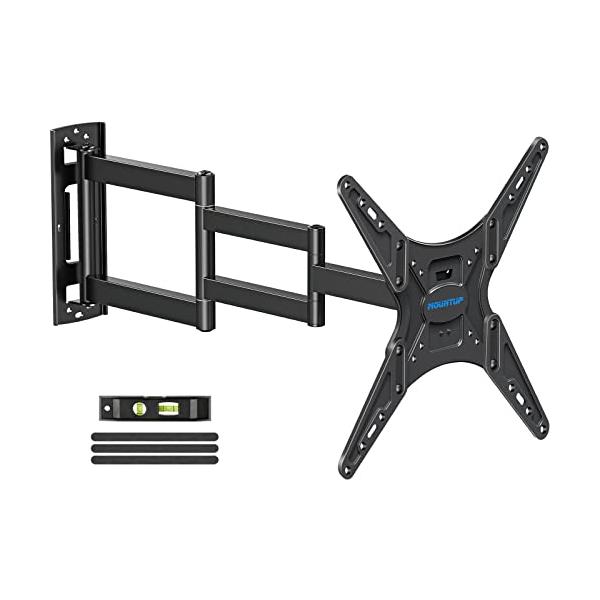 ブラック/長いアーム/MU0057-07・Size:長いアーム・ご購入前に本壁掛けテレビ金具の目安対応サイズは26〜55インチで、耐荷重は最大40kgです。対応VESA規格（テレビ背面のネジ穴の距離）は横二点間：100〜400mm、縦二点間...