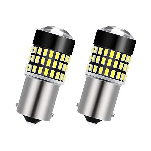 ホワイト/2個/JC-1156-78-3014-2pack・パッケージ個数:1・S25 G18 P21W BA15S LED ホワイト 2個高発光効率の3014LED素子78個搭載、360°全方位照射でき、DC 12-24V車用バルブ2個セ...